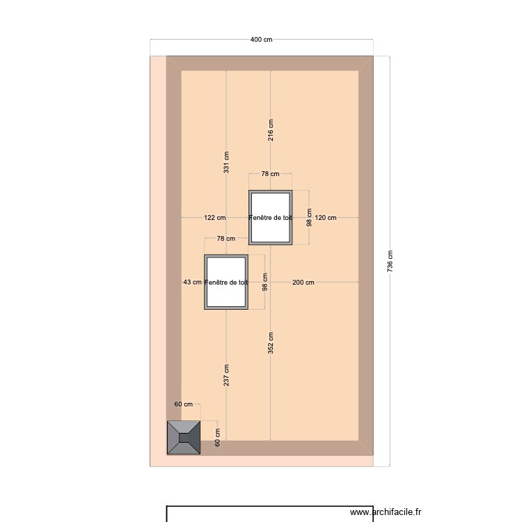 velux - Plan dessiné par Olympman