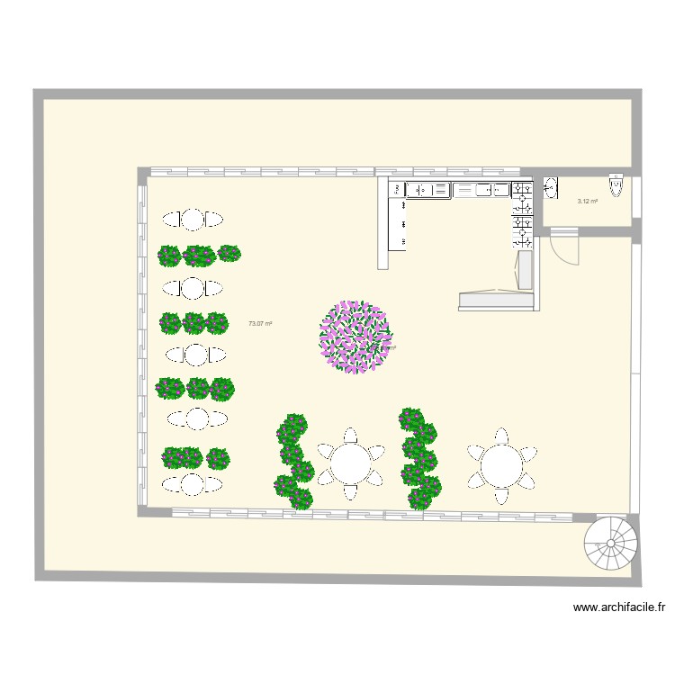 Plan – Plan restaurant 2 – Par Plantation2 ️ | ArchiFacile