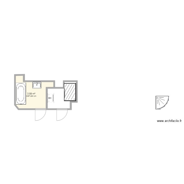 sdb2 - Plan dessiné par LAMO