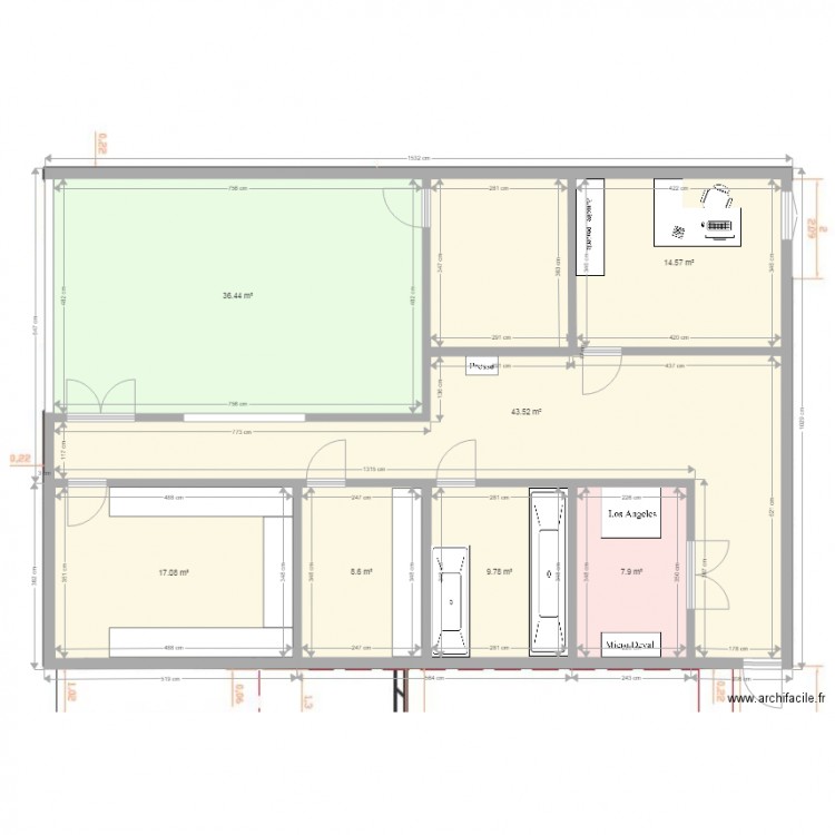 Plan – Aménagement LABORATOIRE – Par bgrimbert ️ | ArchiFacile