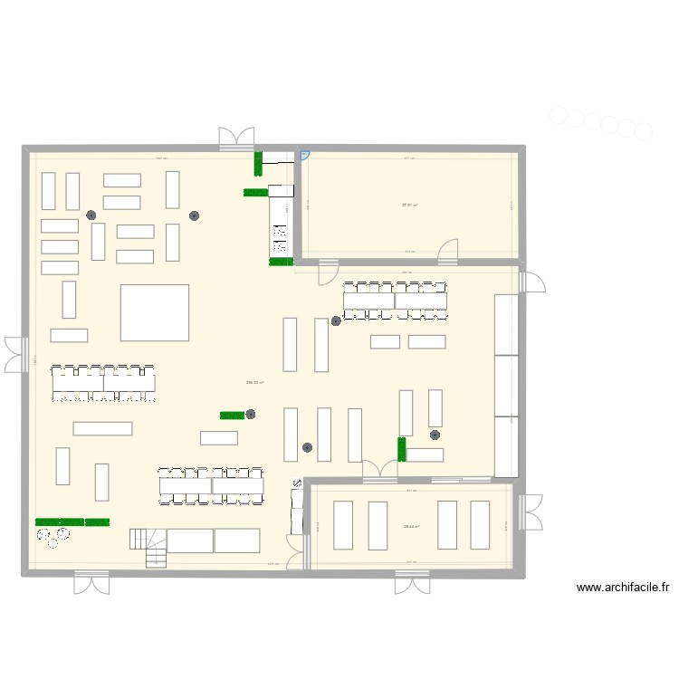PLAN RESTAURANT - Plan dessiné par ClaraGbn