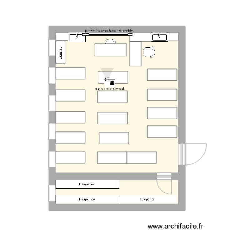 Plan Plan Classe Par Mamawina ️ Archifacile 6917