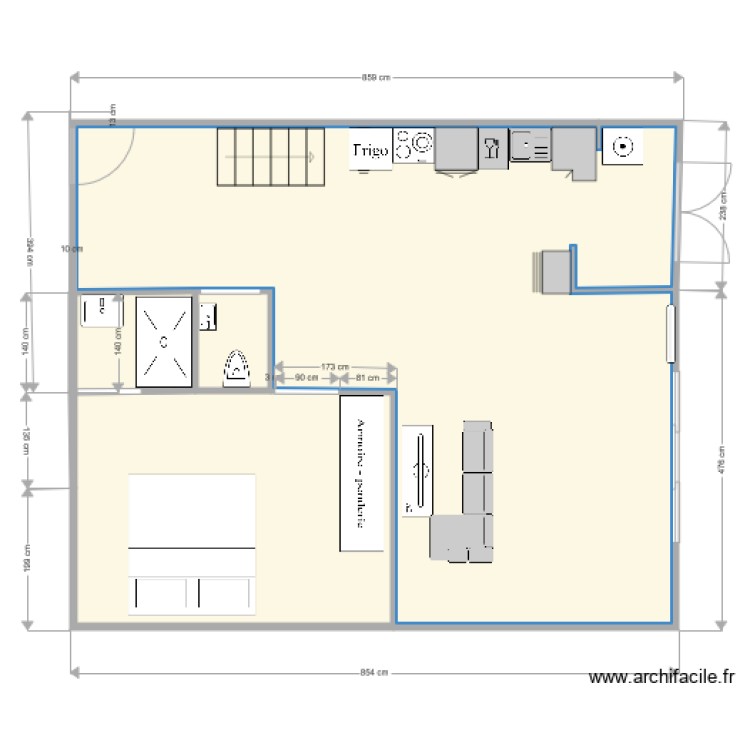 plan sol - Plan dessiné par zou oul