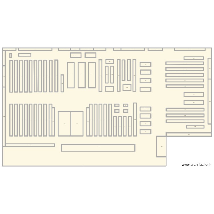 carrefour market fini - Plan dessiné par floriane...