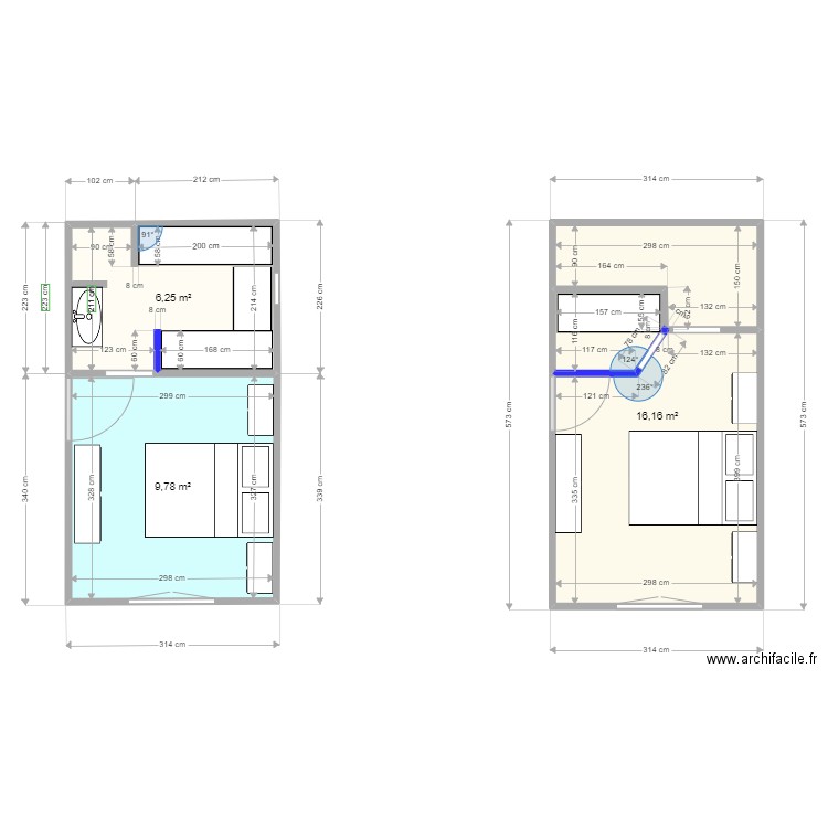 Dressing - Plan dessiné par LaurieTh