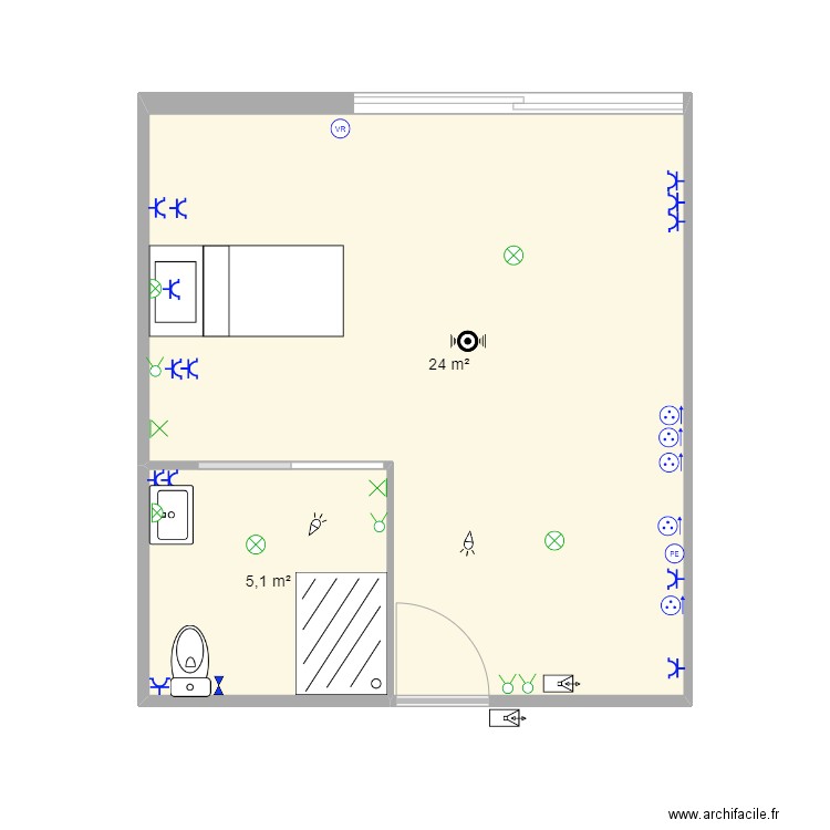 Lena incorporation électrique - Plan dessiné par NicolasHu