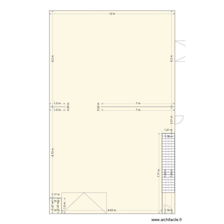 Mouans Sartoux - Plan dessiné par abranda