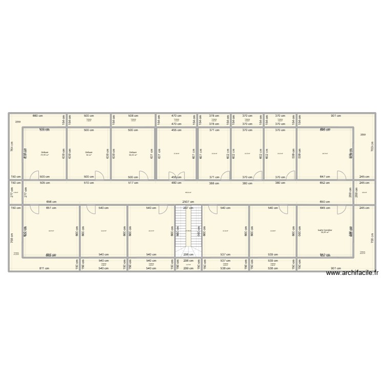 El Cabo - Plan 33 pièces 739 m2 dessiné par AlexDavFoto