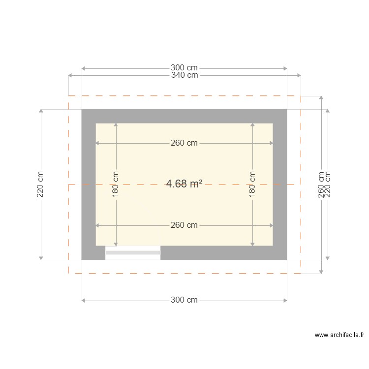 Local Technique - Plan dessiné par Tibor971
