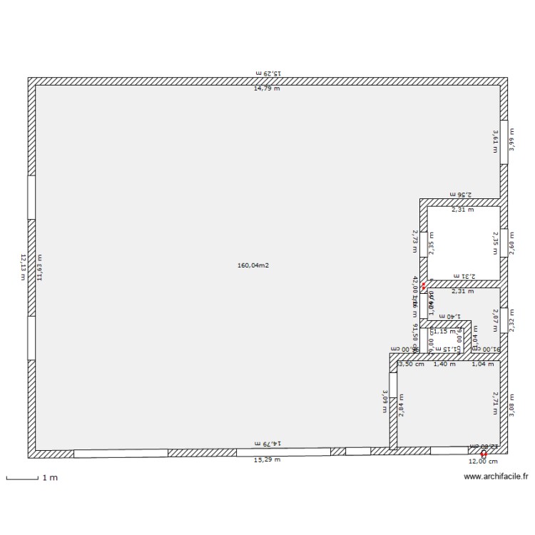projet entrepôt - Plan dessiné par bernardole2