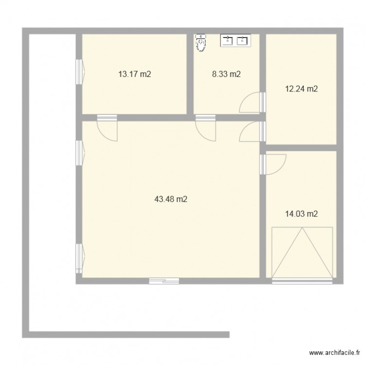 Plan – atelier – Par celinerontard ️ | ArchiFacile