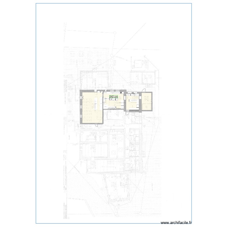 cuisine ECU - Plan 4 pièces 118 m2 dessiné par 1788batisseur