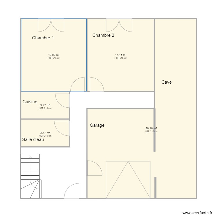 Plan – plan sous sol – Par Besopha ️ | ArchiFacile