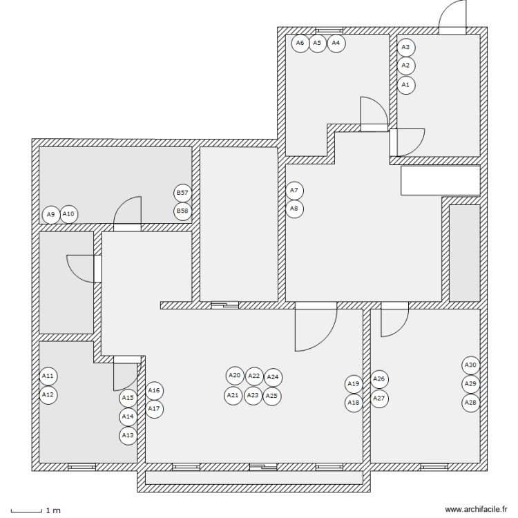 Plan – 5eme etage – Par hamane1 ️ | ArchiFacile