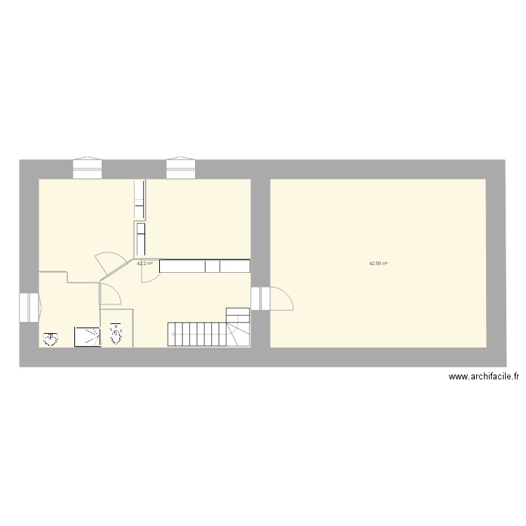 Pan - Plan dessiné par PAN