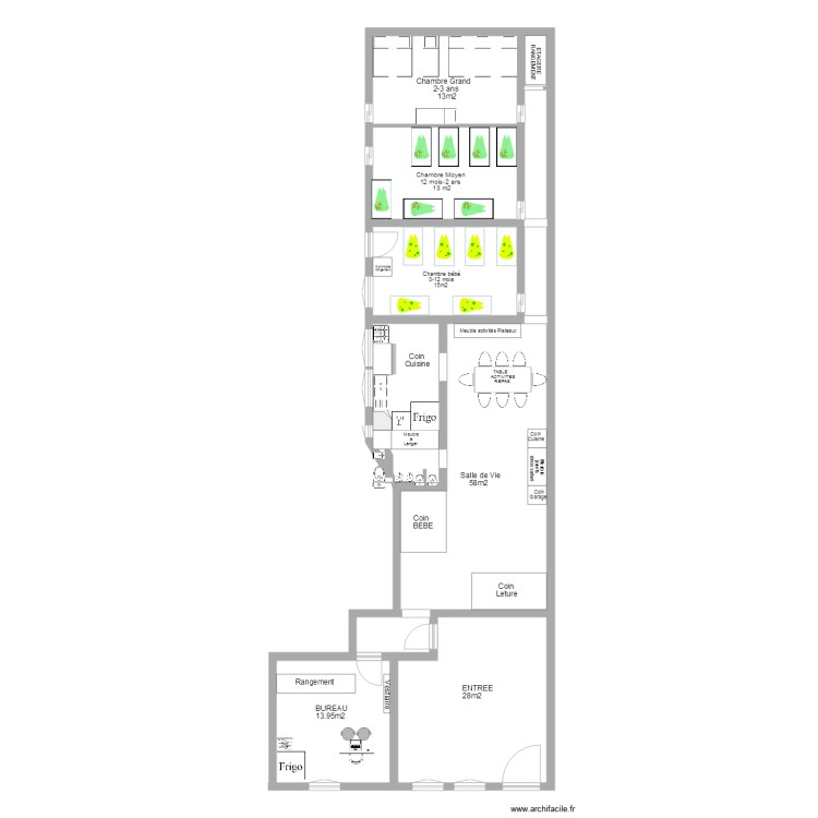 PLAN MAM - Plan dessiné par MAM la bulle