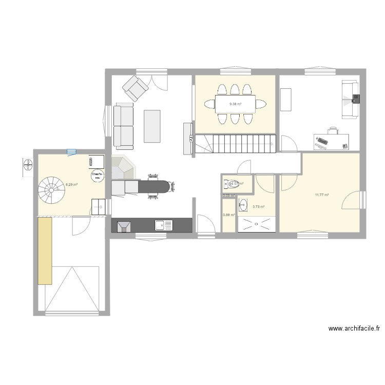 Pierrefonds - Plan dessiné par sdecamme