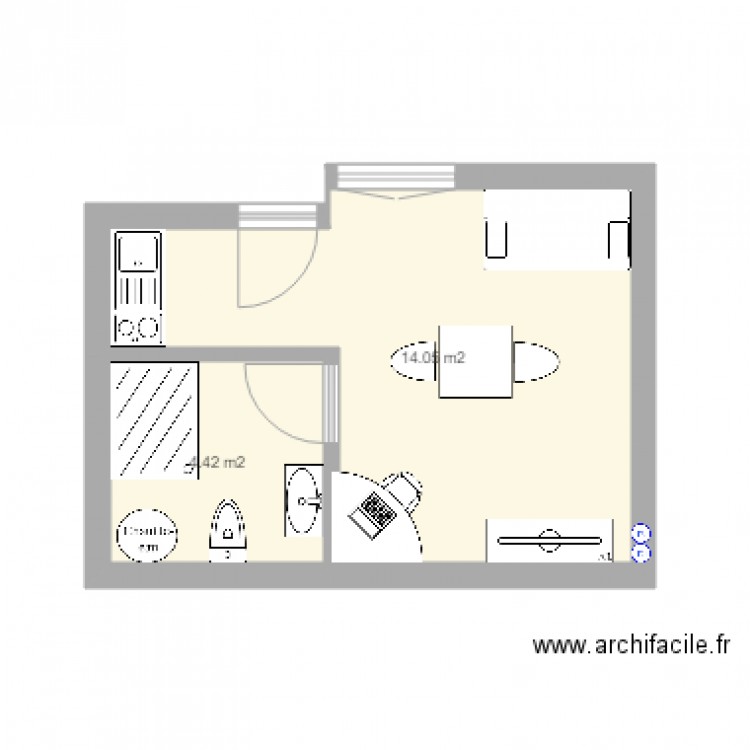 studio rdc - Plan dessiné par remi2287