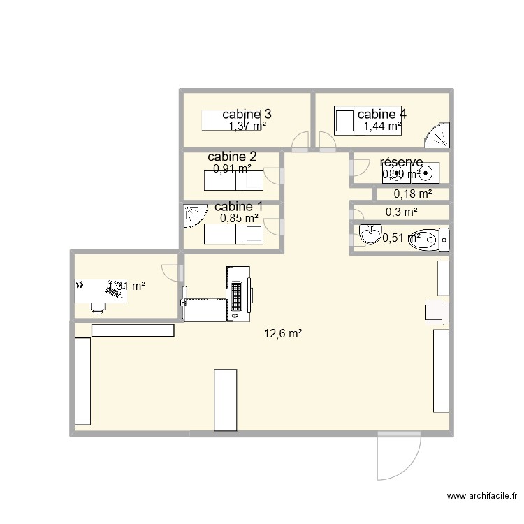 institut mei li zen - Plan dessiné par elsavan