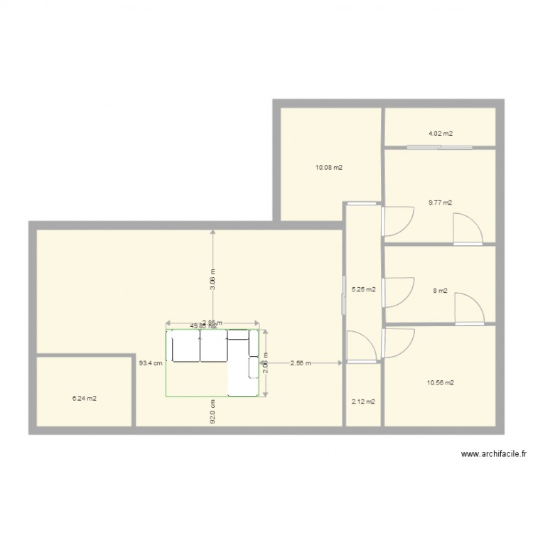 plan l3 - Plan dessiné par mikawel30