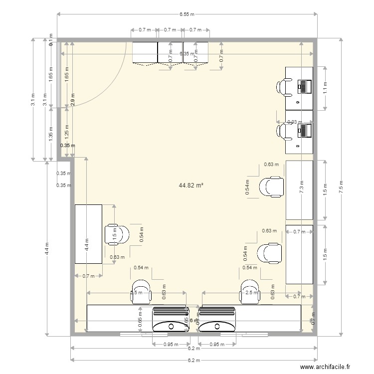 Plan – ATELIER – Par HACOUNA ️ | ArchiFacile