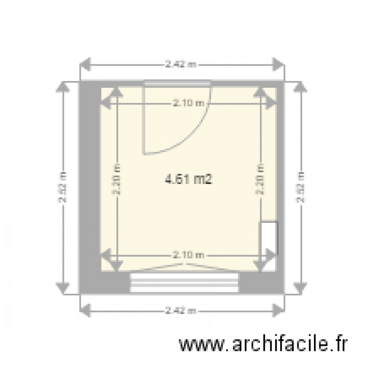 SDB2 - Plan dessiné par olivier290569