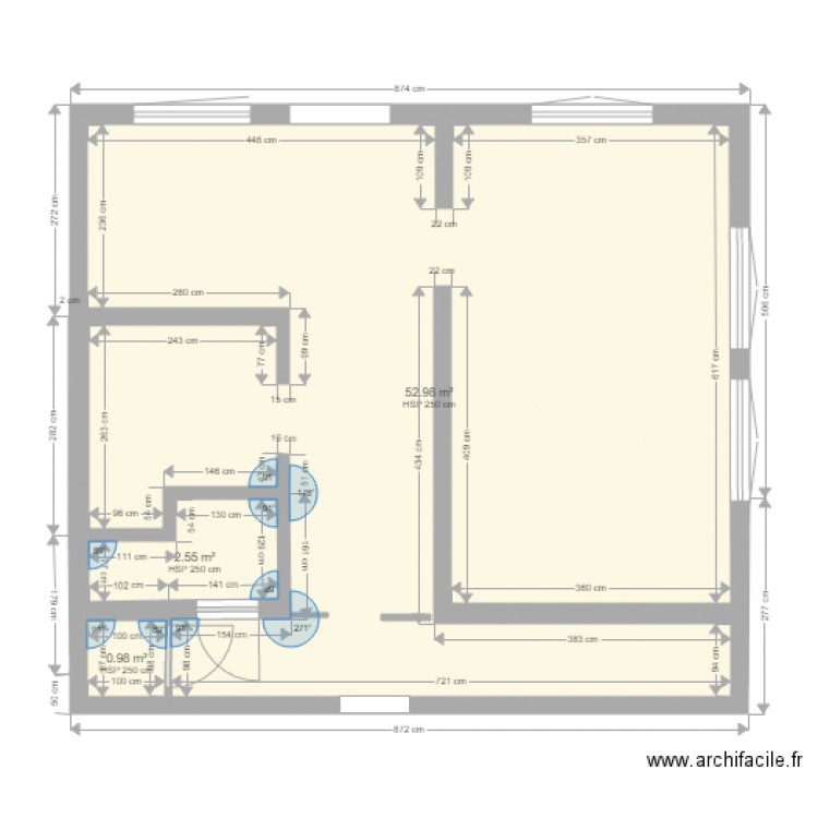 plan coté final - Plan dessiné par Nanie23