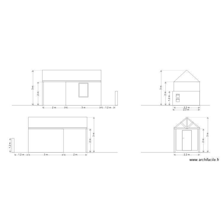DP4 012020 abri jardin - Plan dessiné par LauMoo