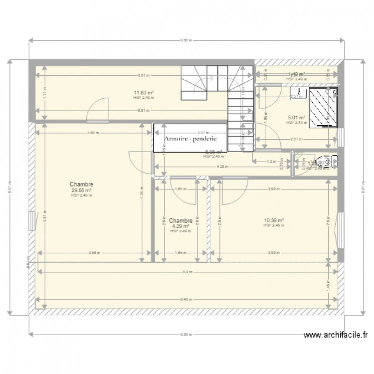 paimpol - Plan dessiné par pouponfrancois