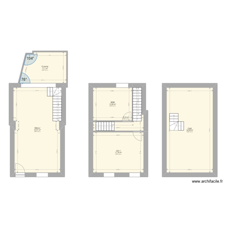 Plan – thy le chateau mesuré – Par Baufight ️ | ArchiFacile
