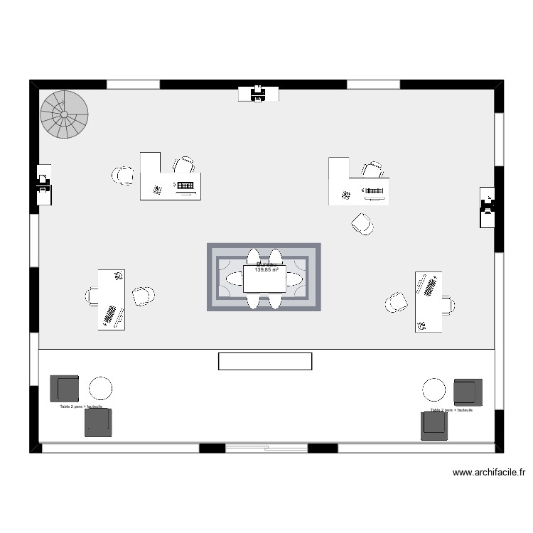 Plan – Locaux actuel D&B Immo – Par Ori1206 ️ | ArchiFacile
