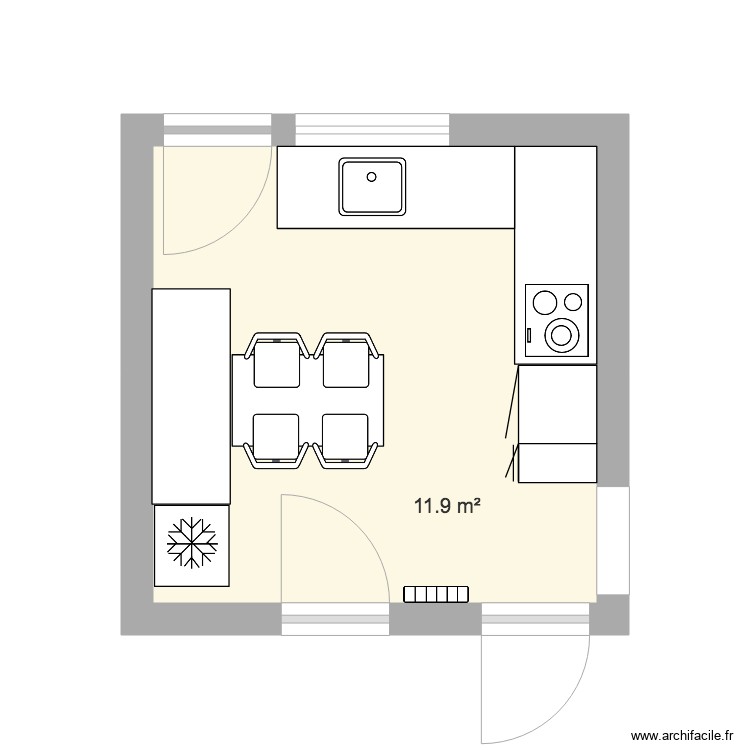 Plan – CUISINE – Par molliuG ️ | ArchiFacile