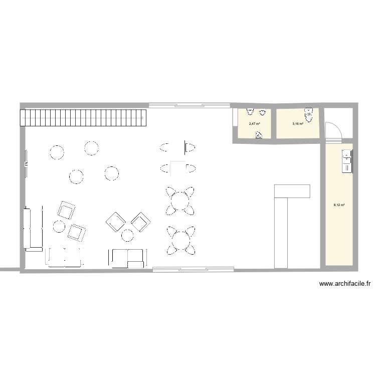 Guinguette - Plan dessiné par aloha80