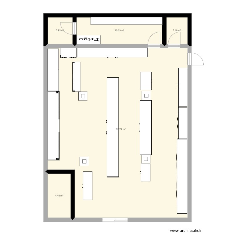 PLAN MAGASIN - Plan dessiné par THONYD35