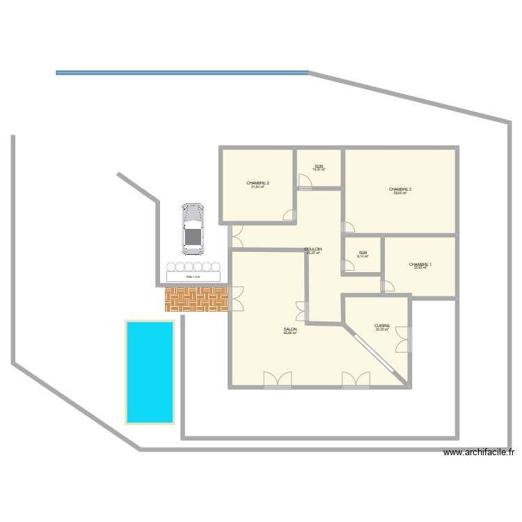 home - Plan 8 pièces 289 m2 dessiné par hannah_hsp