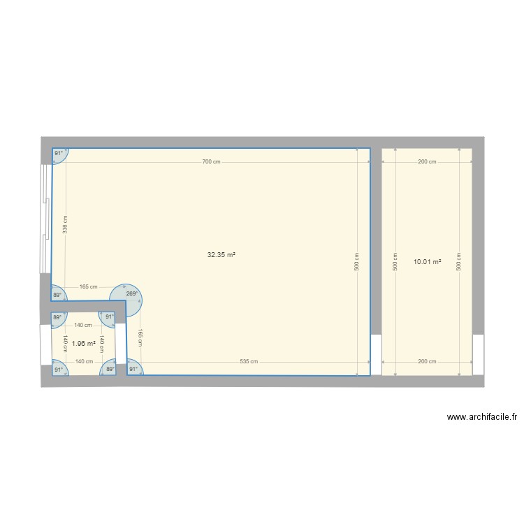 dimension - Plan dessiné par corineraye89