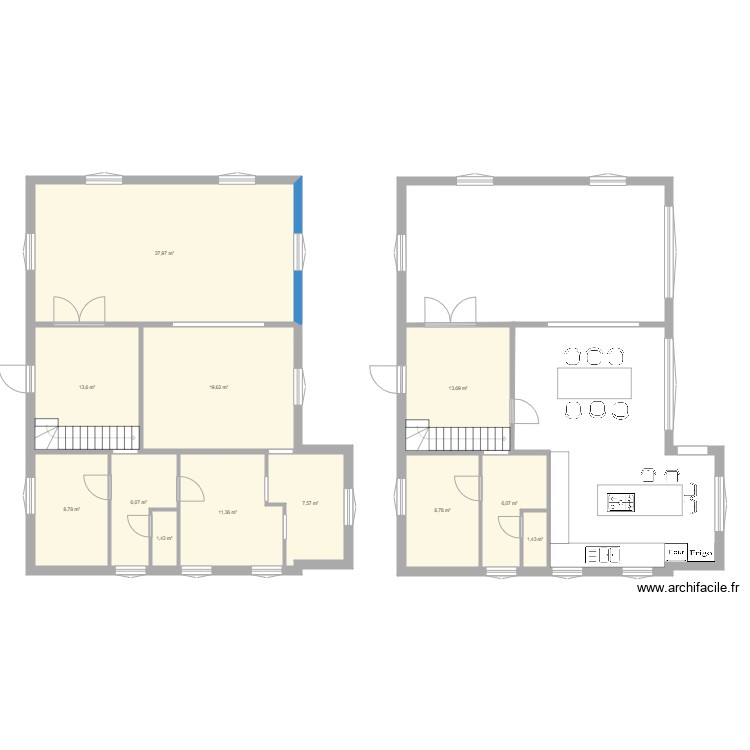 corniche rez - Plan dessiné par PJD001