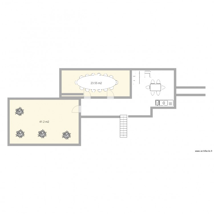 La souterraine - Plan dessiné par numeriqueleader