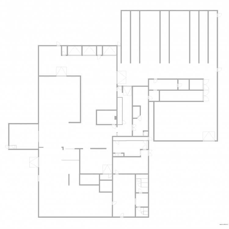 plan usine 1 - Plan dessiné par Naturoney