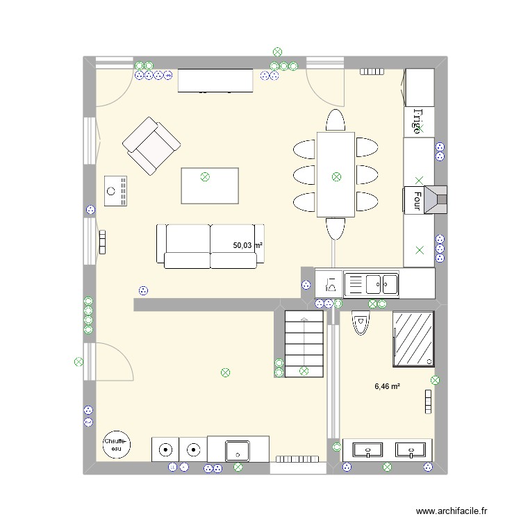 Plan – RDC-1 – Par Budoc56 ️ | ArchiFacile