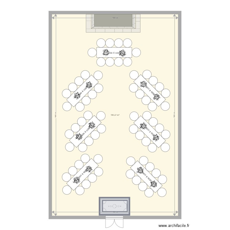Plan – Salle de réception – Par JulieMenendez64 ️ | ArchiFacile