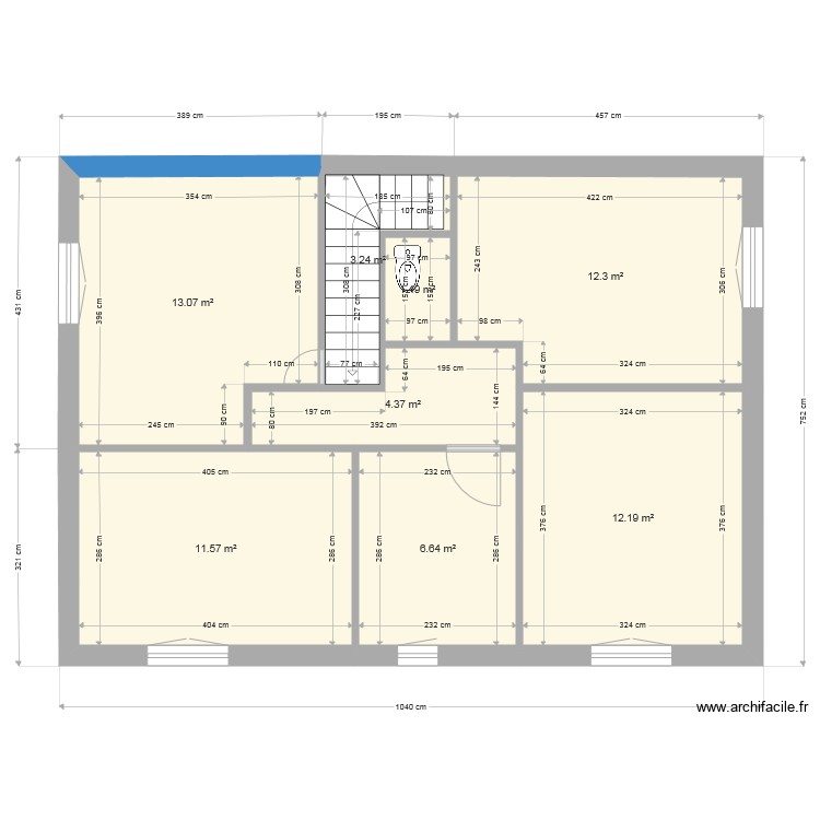 bastide 222 - Plan dessiné par nicowololo