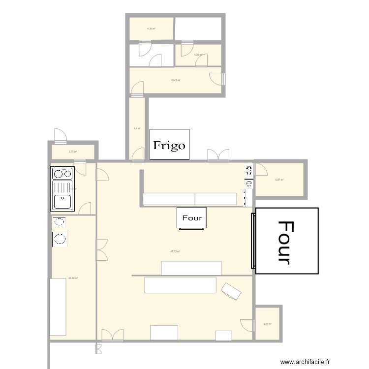 marche en avant - Plan dessiné par vang37