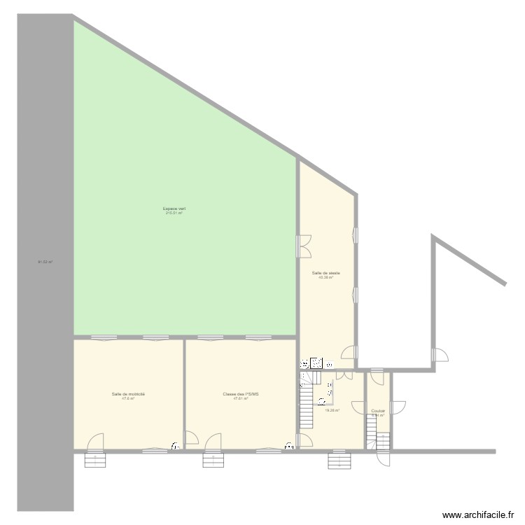 Plan – Ecole – Par Vinc1982 ️ | ArchiFacile