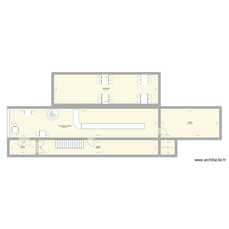 Plan – resto – Par hobara ️ | ArchiFacile