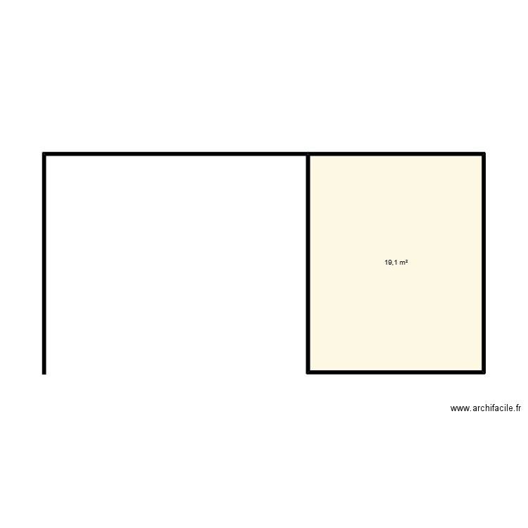 surface au sol - Plan dessiné par ma-cocotte