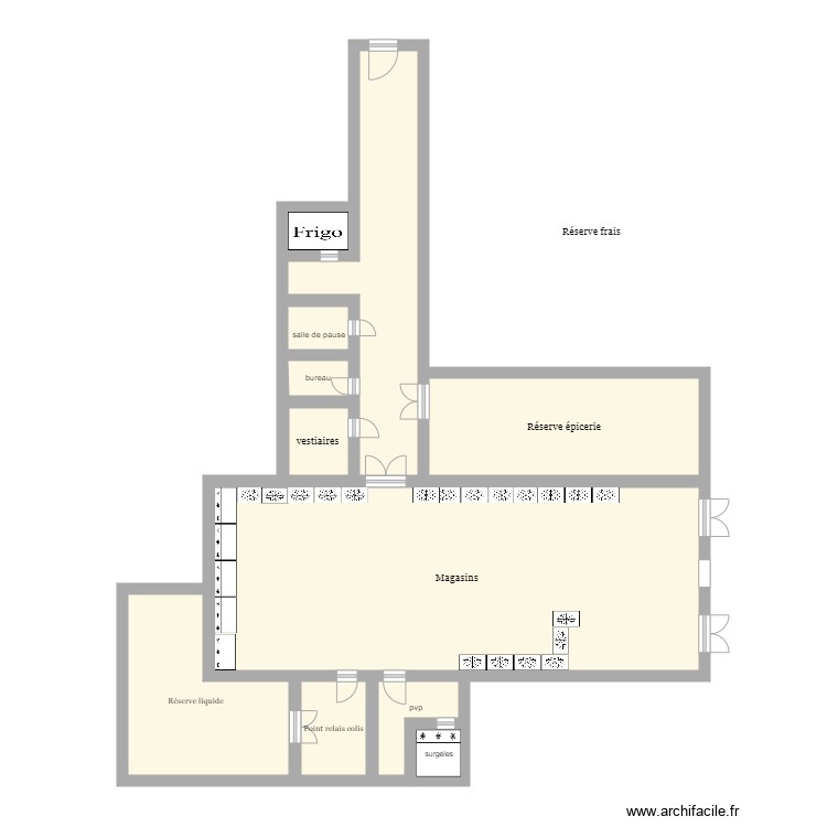 Plan – Carrefour – Par rohan80 ️ | ArchiFacile