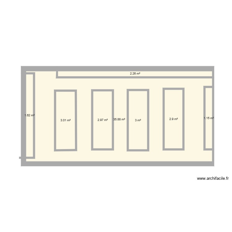Leclerc frouard primeur - Plan dessiné par JorisKrems