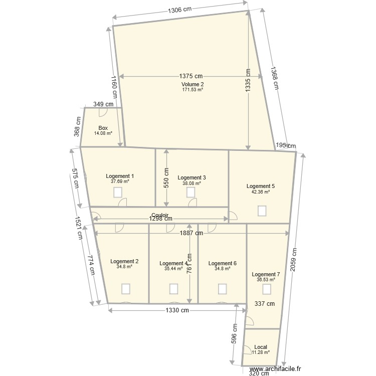 Projet Saint pierre - Plan dessiné par anthonybruere