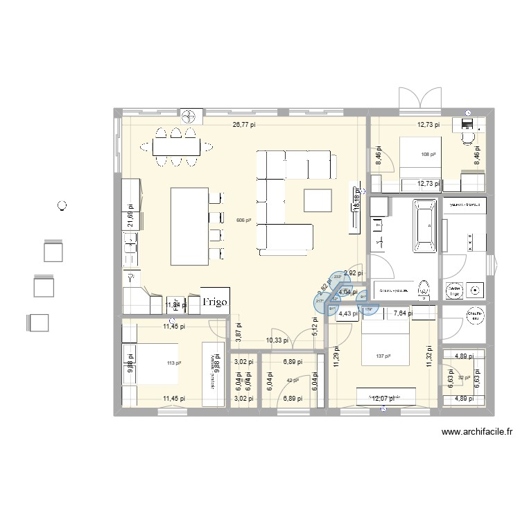 BIKAMANUJOY - Plan dessiné par Aud_mar